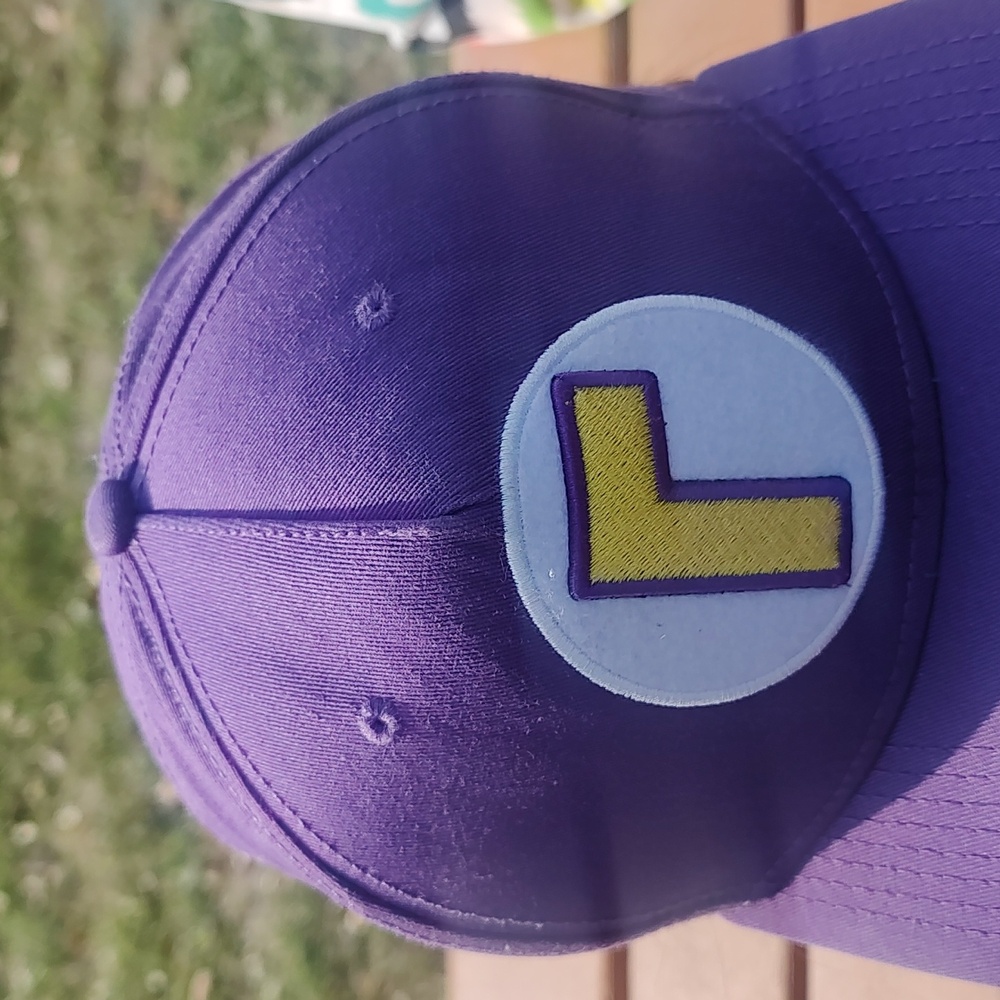 Super Mario Luigi Bros Logo Embroidery Snapback Cap W… - Gem